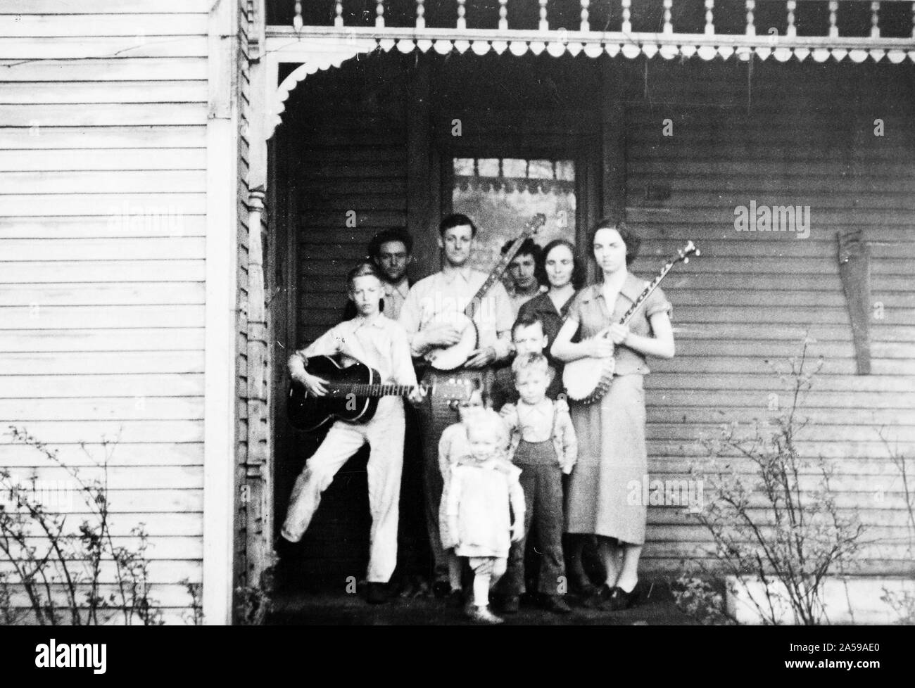 Pete Steele and family, Hamilton, Ohio ca. 1938 Stock Photo - Alamy