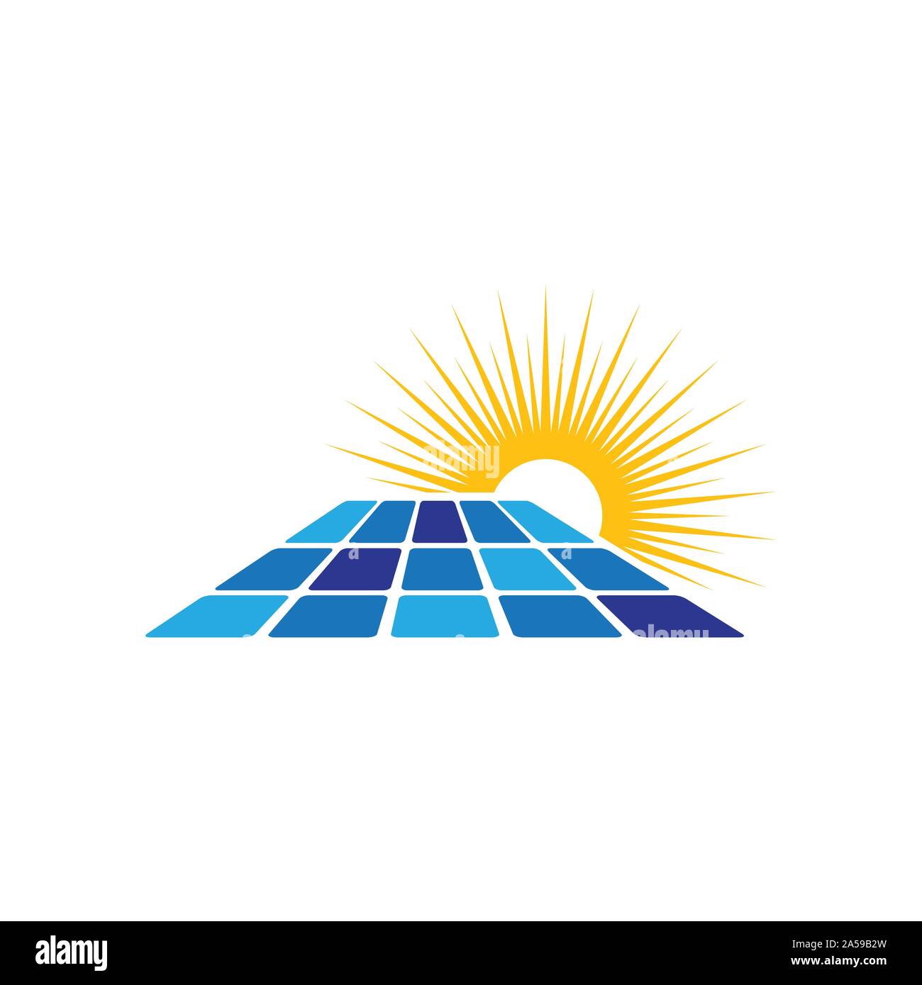 Solar Energy vector icon illustration design template Stock Vector ...