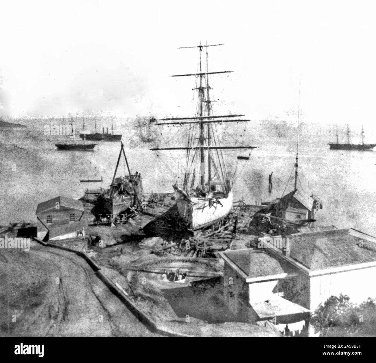 1860s ship building hi-res stock photography and images - Alamy