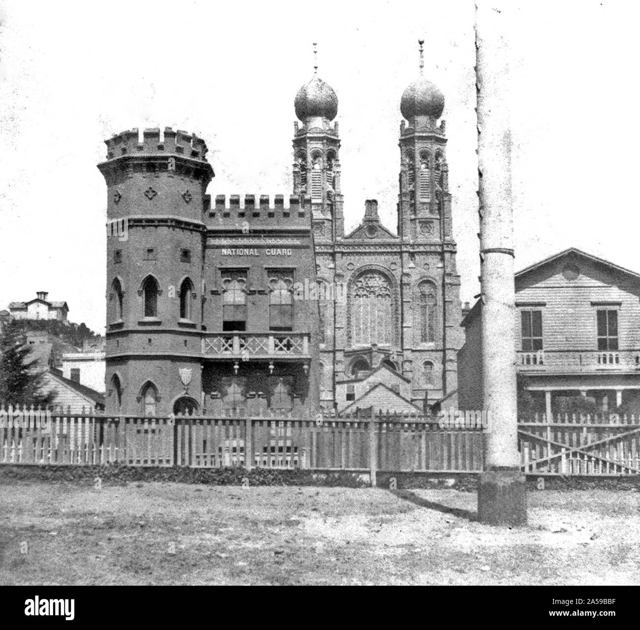 California History - National Guard Armory, Union Square, Post Street ...