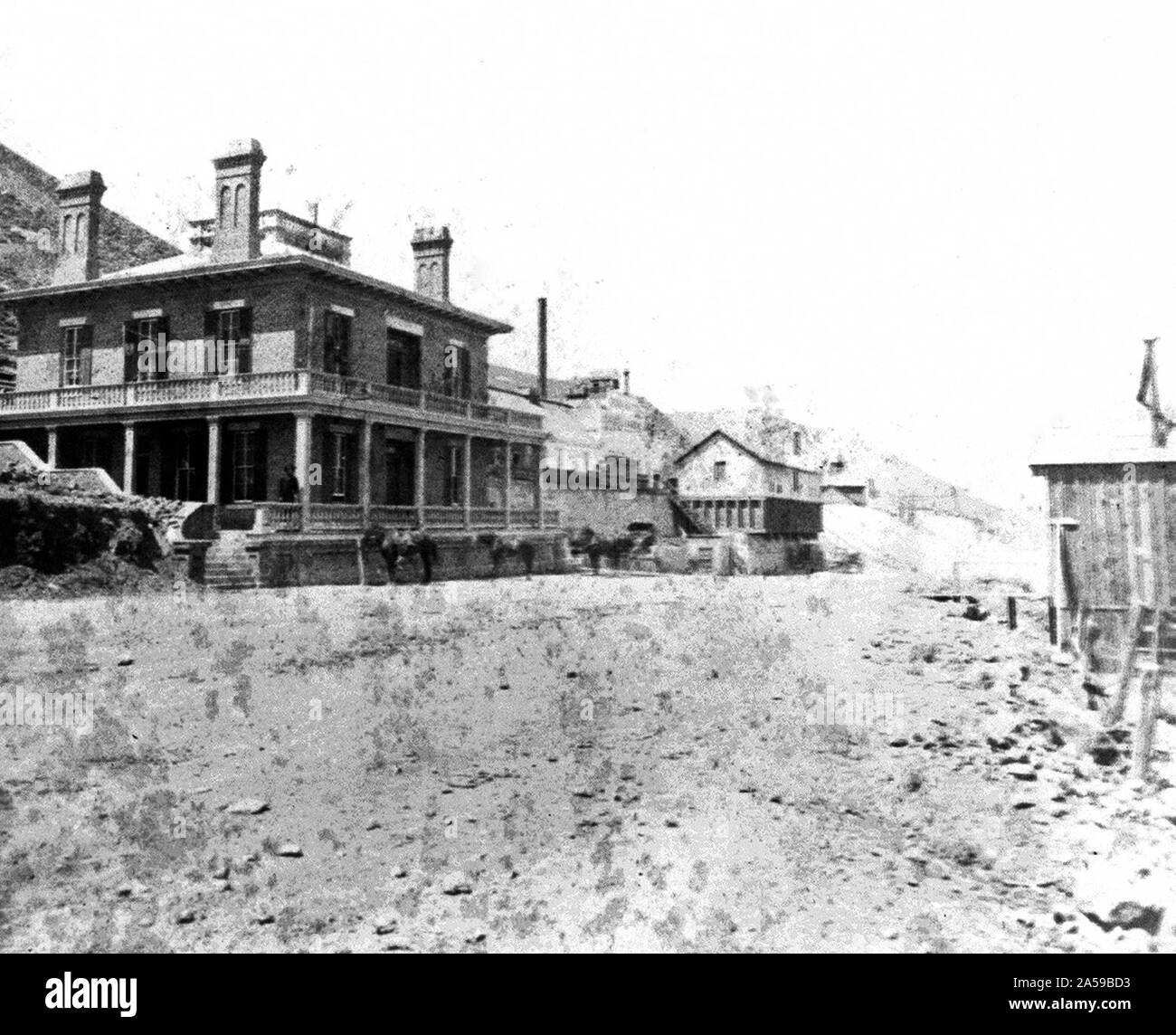 Chollar mining works 1860s hi-res stock photography and images - Alamy