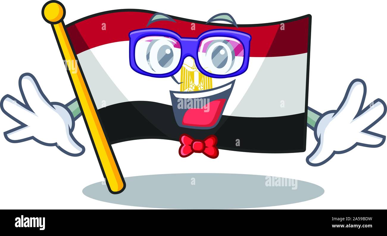 Flying egyptian flag Stock Vector Images - Alamy