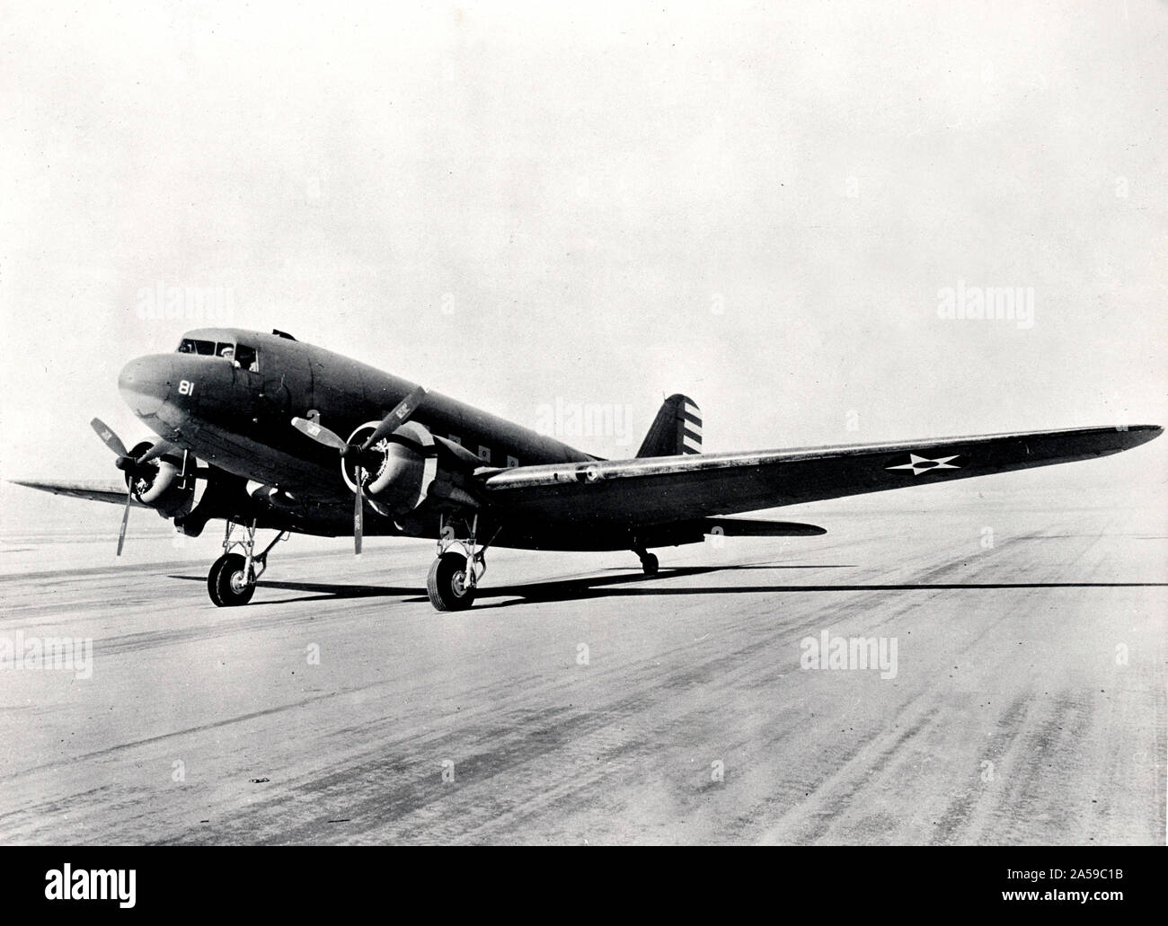 R4D-1 Skytrain (USN/USMC version of the Douglas C-47) ca. possibly 1956 ...