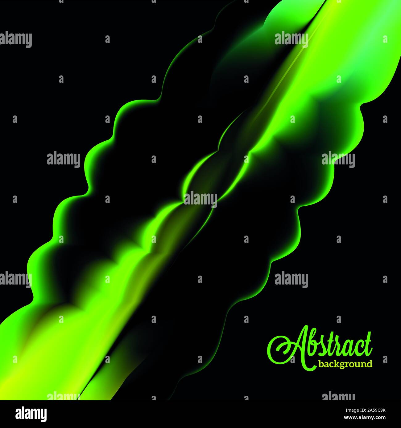 Abstract blurred green flow background Stock Vector Image & Art - Alamy