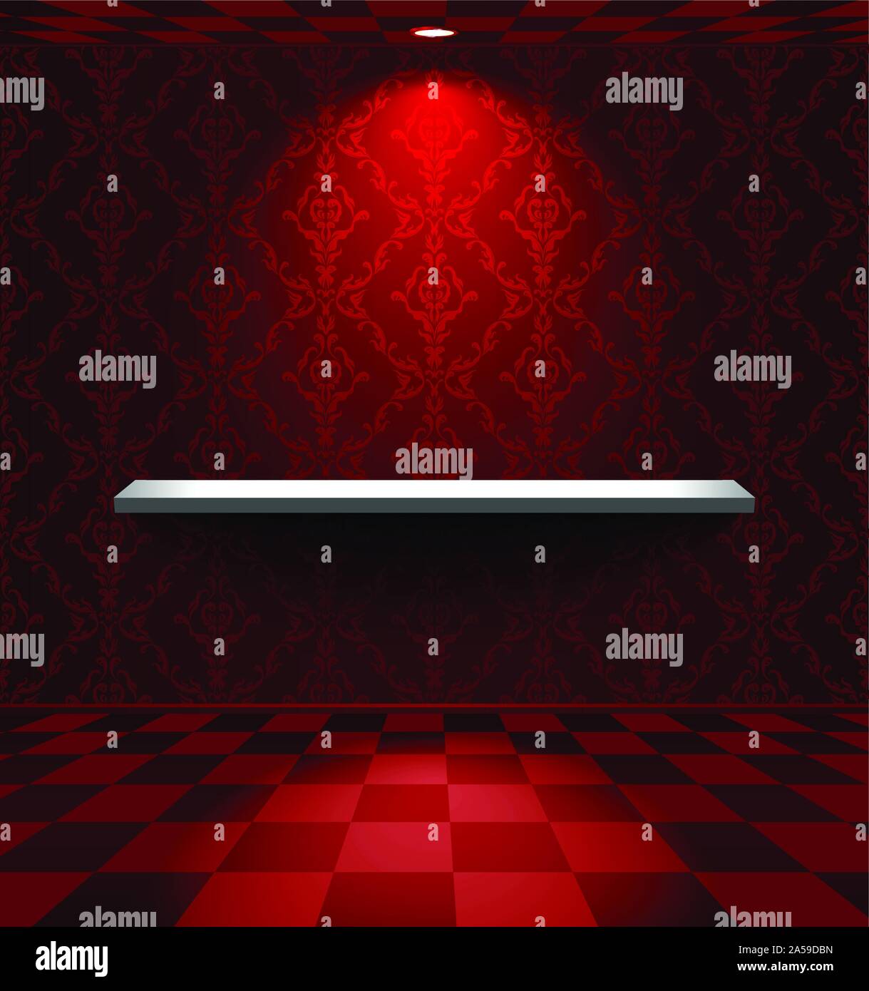 Old storage hall Stock Vector Images - Alamy