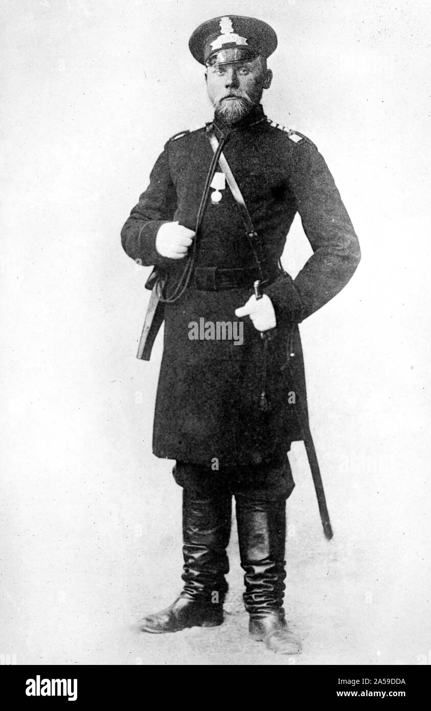 Russian Policeman ca. 1910-1915 Stock Photo - Alamy