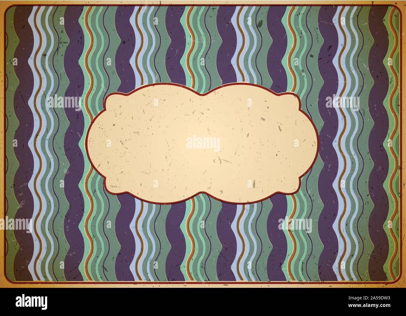 Wavy border in paper Stock Vector Images - Alamy