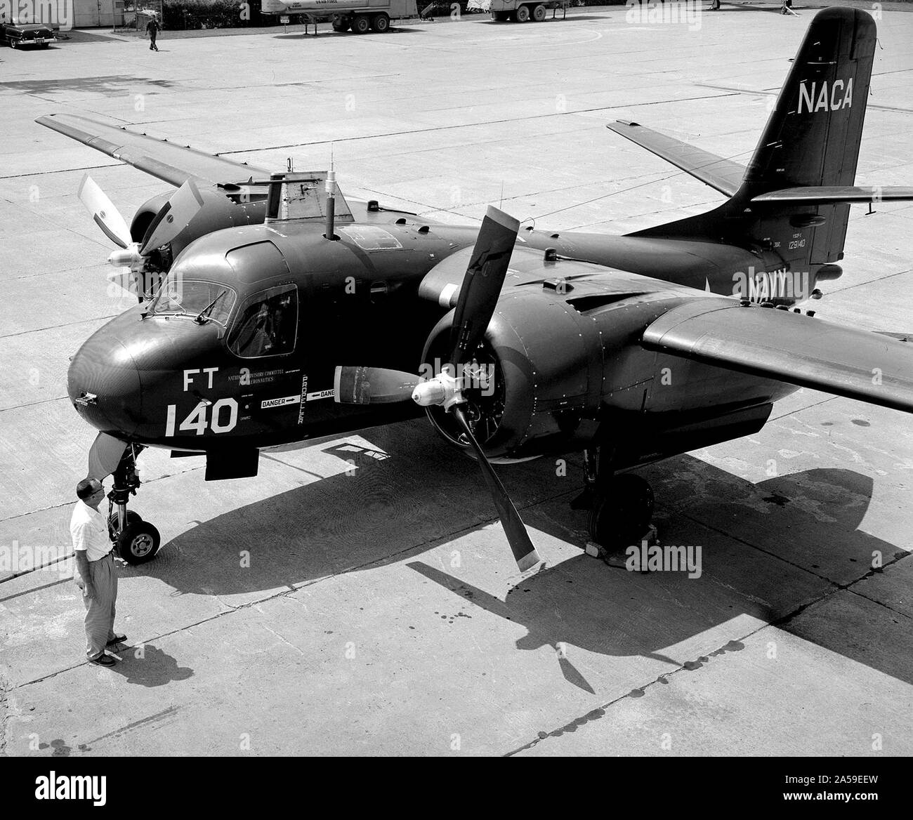 The NACA’s Lewis Flight Propulsion Laboratory acquired the Grumman S2F ...