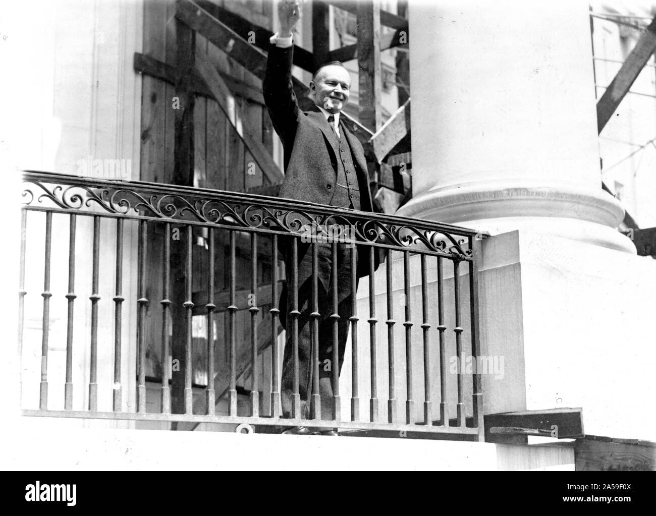 President waving hello hi-res stock photography and images - Alamy