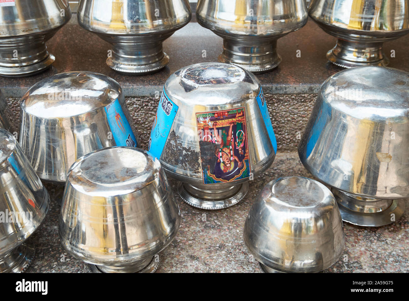 Silver water jug hi-res stock photography and images - Alamy