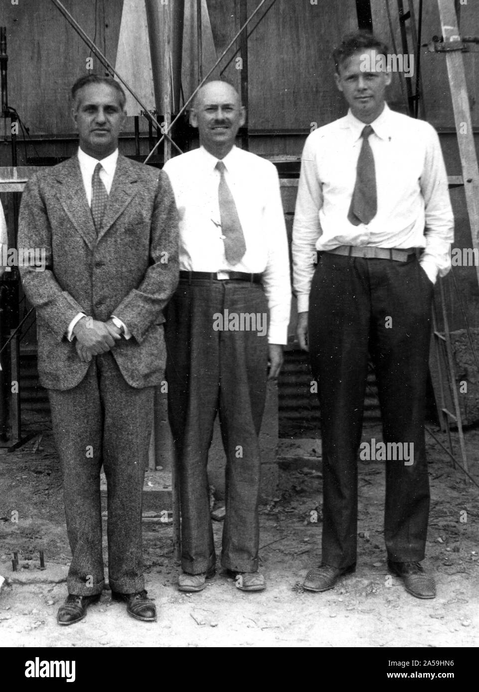 Standing in front of the rocket in the launch tower on September 23 ...