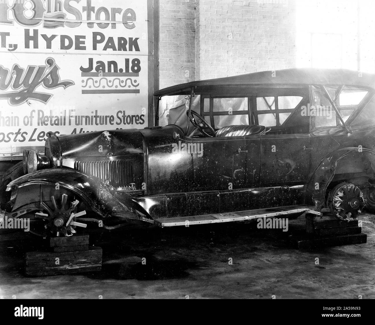 1920s car accident hi-res stock photography and images - Alamy
