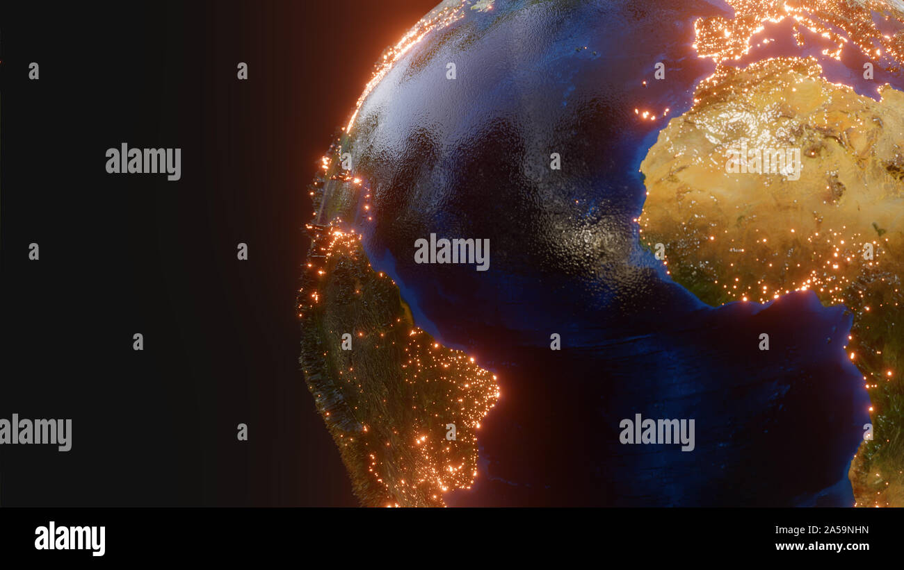 Planet Earth - Elements of this Image Furnished By NASA. 3D ...