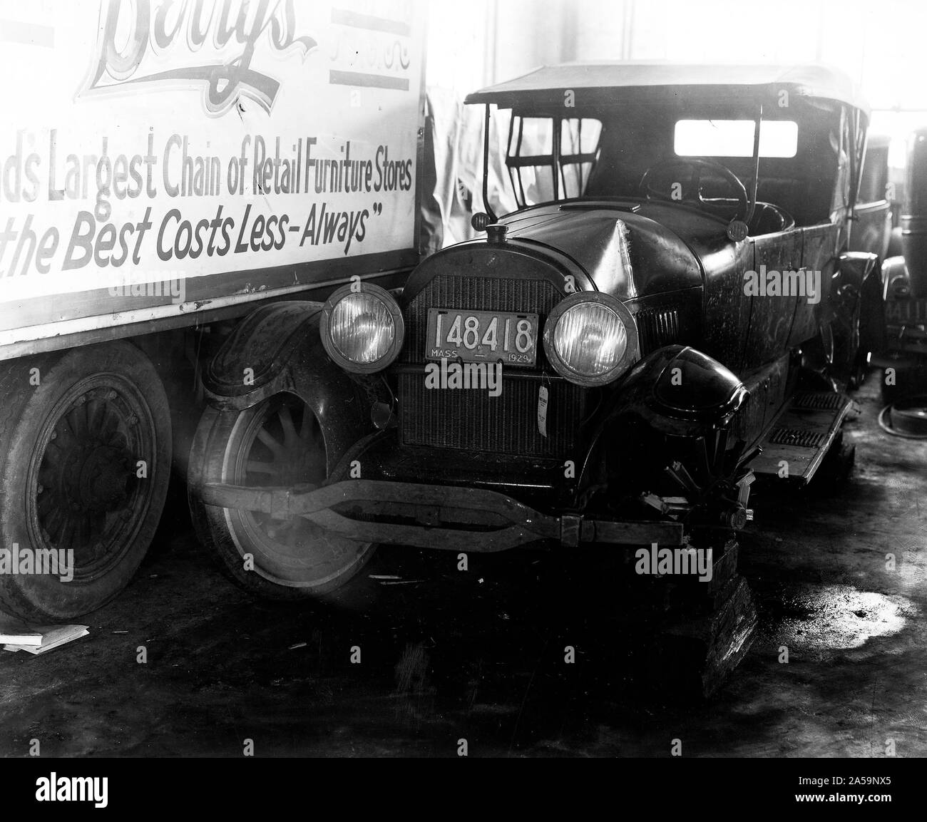 1920s Automobile Accident High Resolution Stock Photography and Images ...
