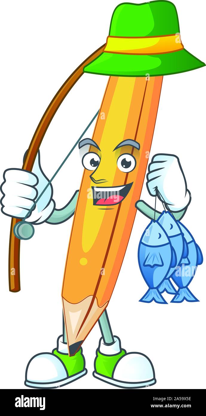 Pencil fish fishing Cut Out Stock Images & Pictures - Alamy