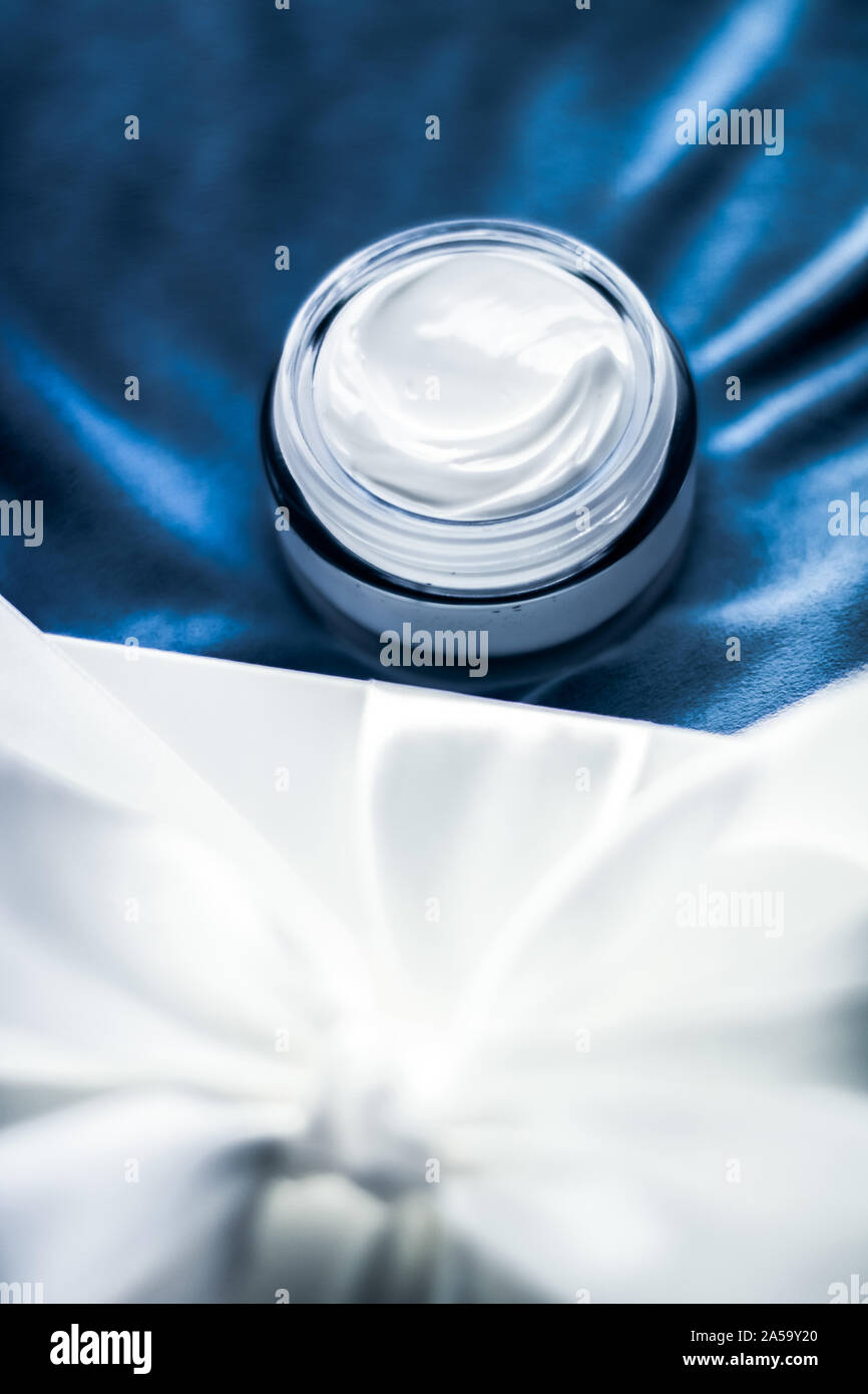 Cosmetic branding, moisturizing emulsion and facial care concept ...