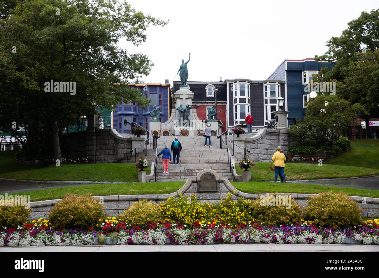 The National War Memorial in Downtown St. John's is the most elaborate ...