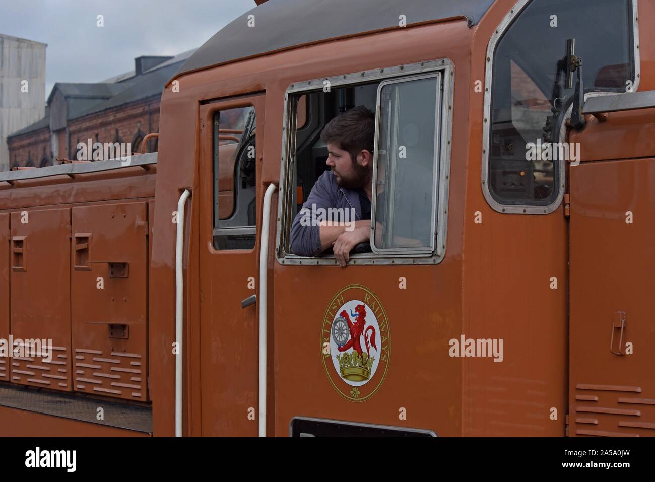 Vintage teddy bear diesel locomotive hi-res stock photography and ...
