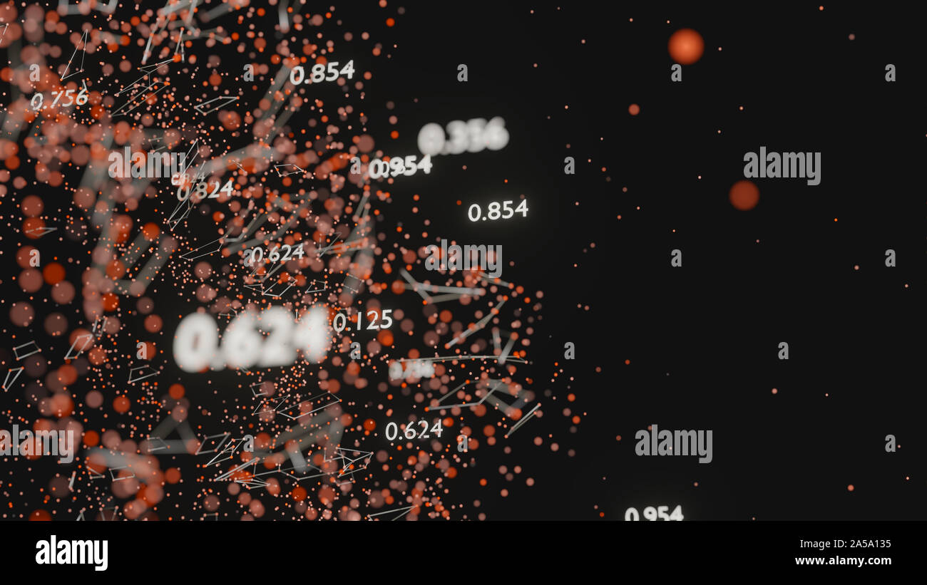 Digital numbers blur hi-res stock photography and images - Alamy