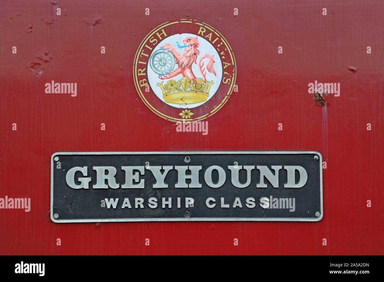 British railways rail diesel loco nameplate hi-res stock photography ...