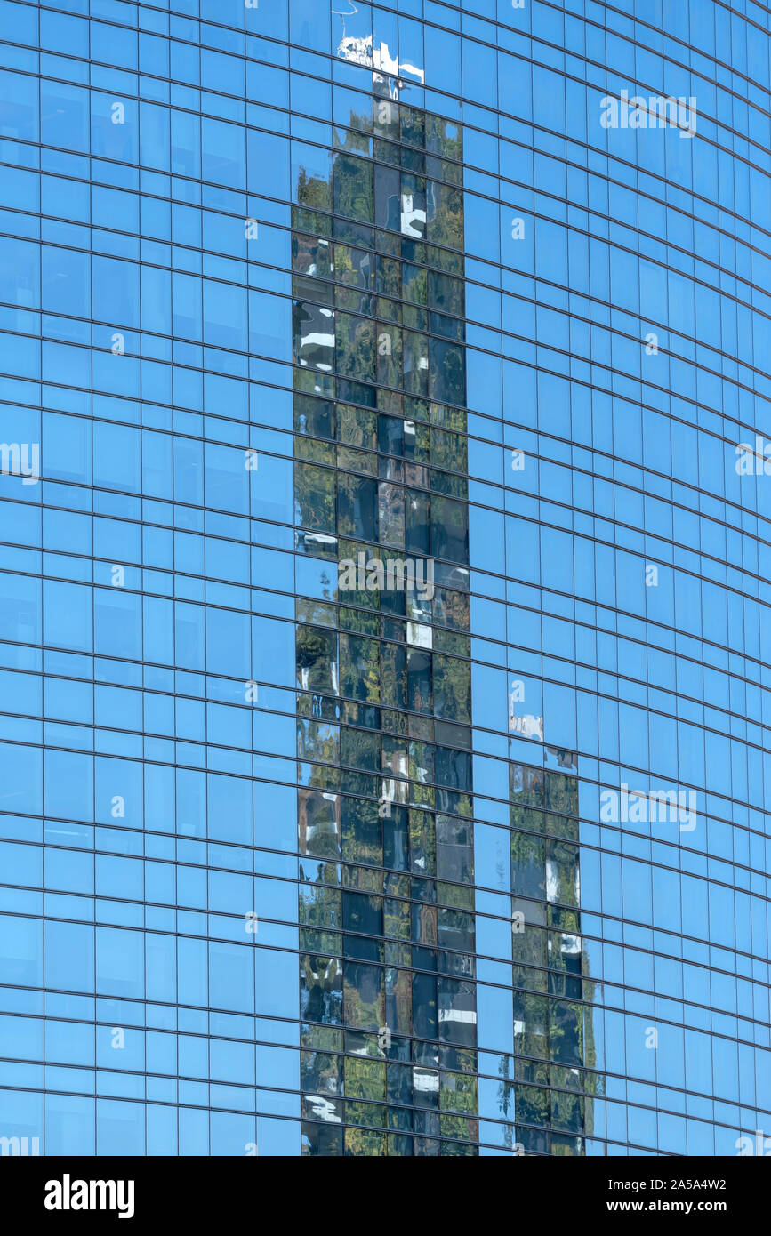Glass wall of skyscrapers Stock Photo - Alamy