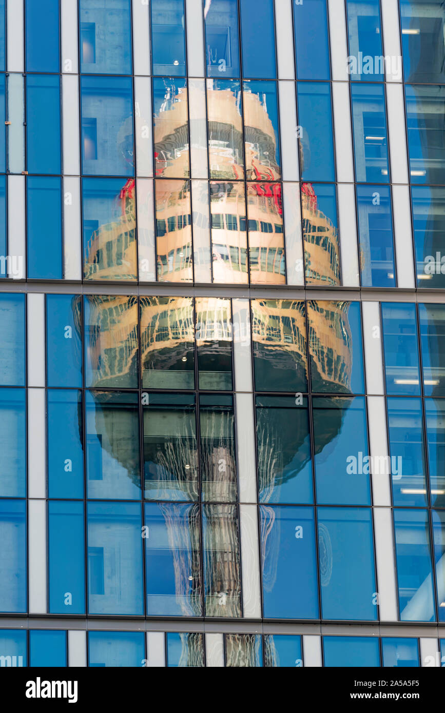 The top of Sydney Tower, Sydney's tallest structure, formerly known as ...