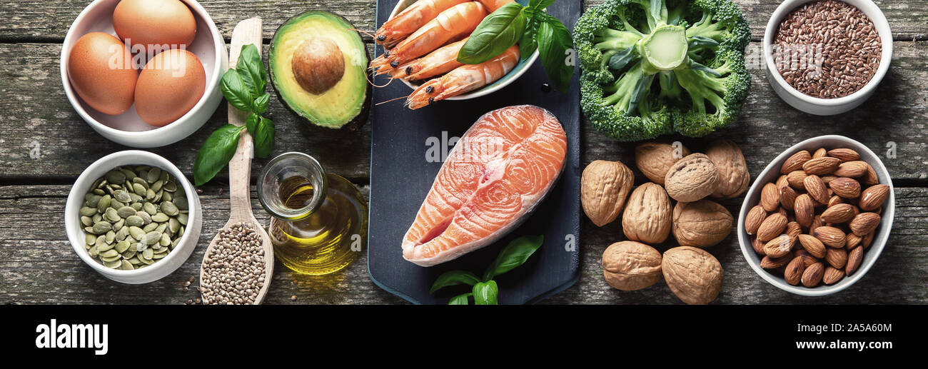 Food sources of omega 3 and healthy fats. Foods high in fatty acids ...