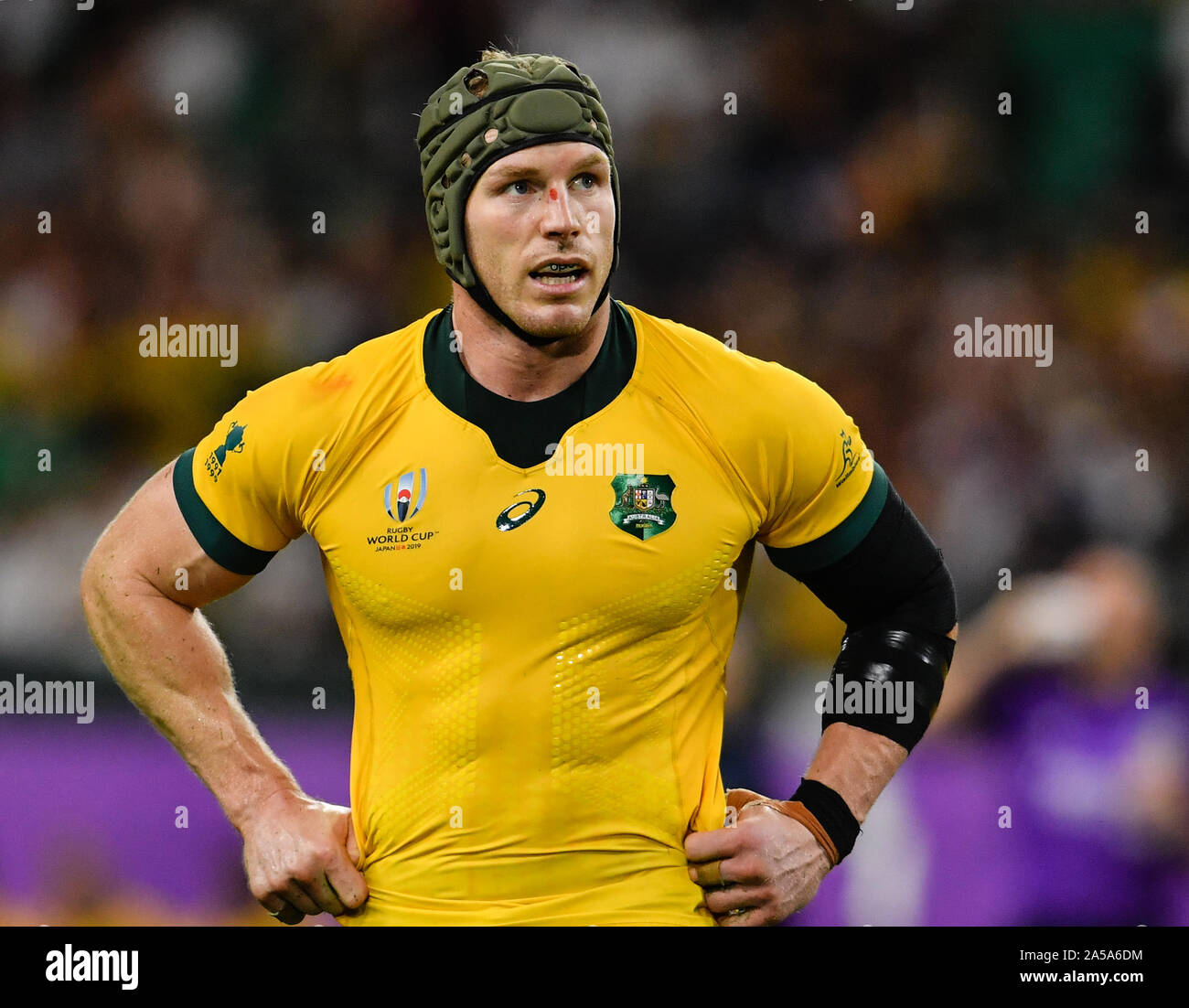 Australia's David Pocock dejected as England's Anthony Watson scores ...