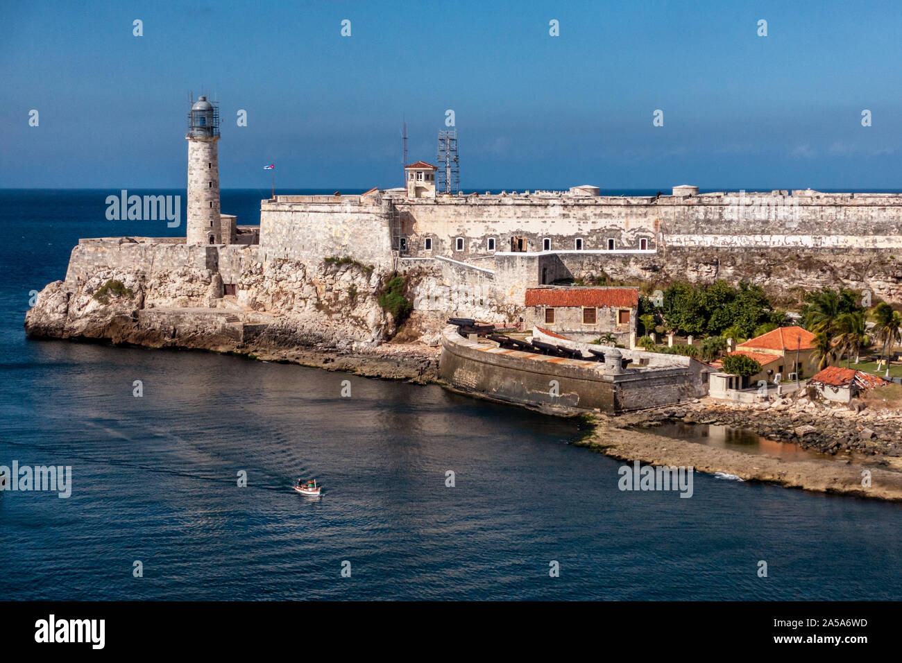 Lighthouse, Havana Harbour, Faro Castillo del Morro, Malecon, Havana ...
