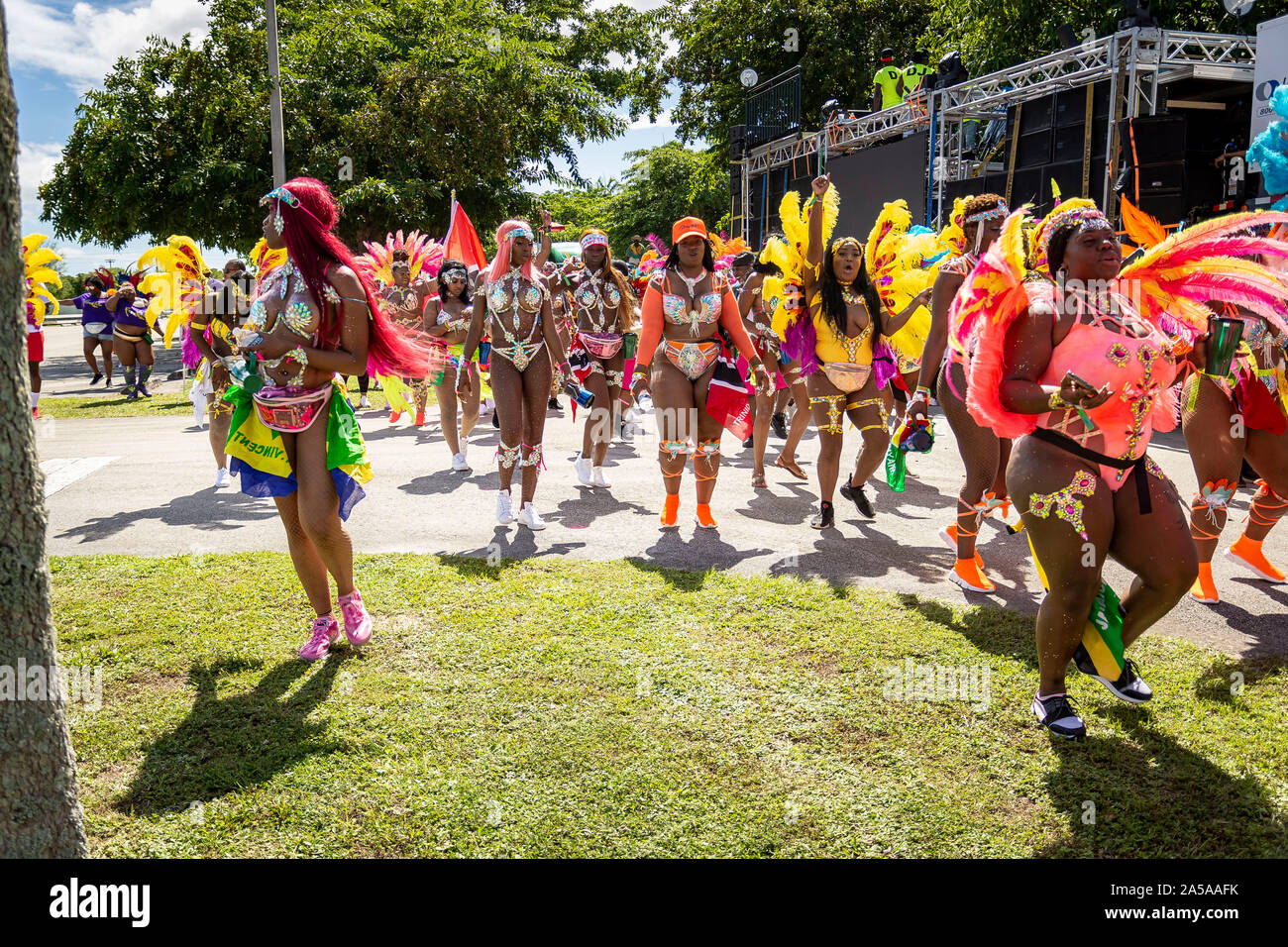 Miami Carnival 2019; Miami Dade County and Expo, Miami, Florida Stock ...