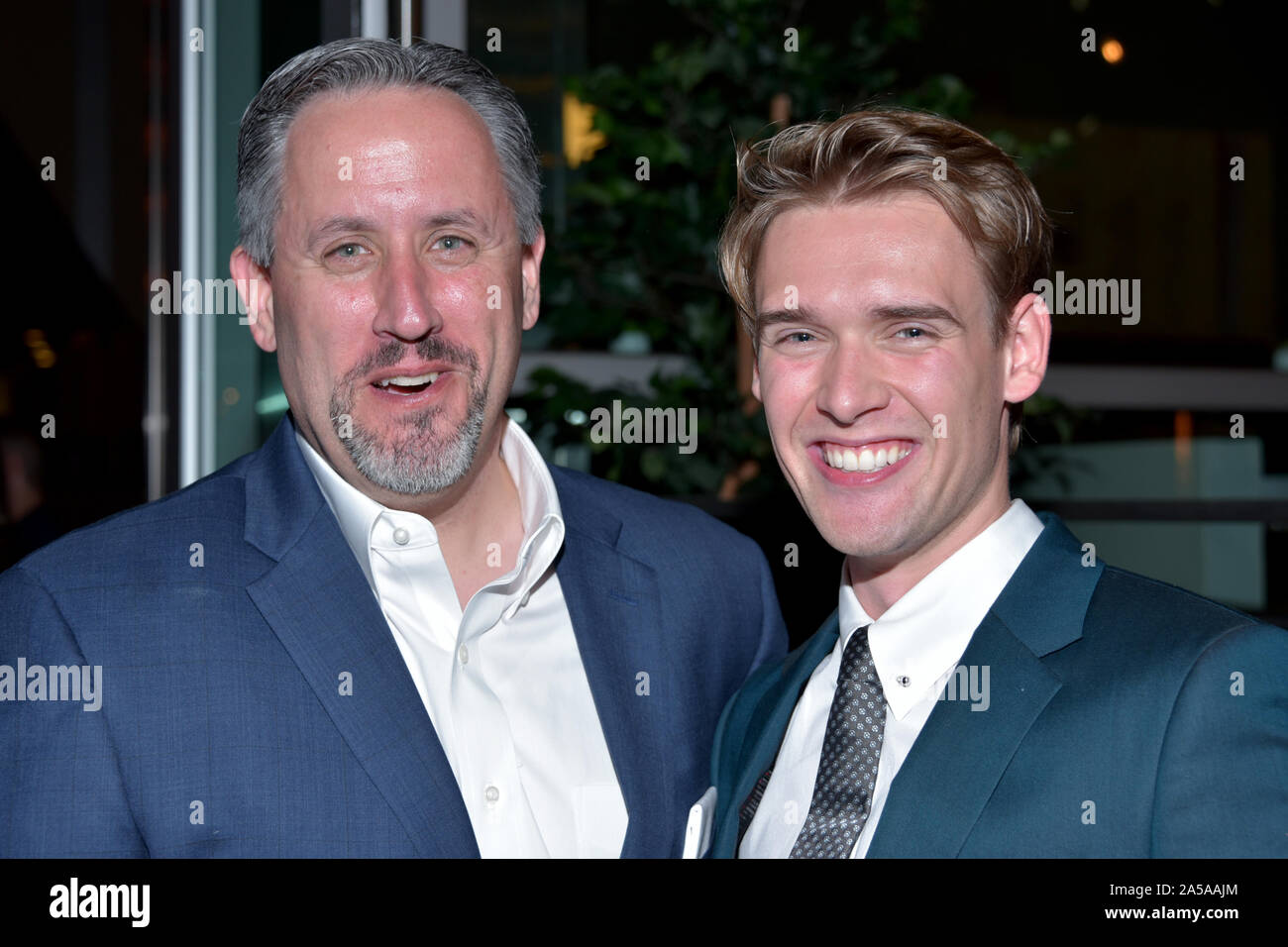 HOLLYWOOD, CA - OCTOBER 10: Keith Golub and Harry Jarvis arrive for the ...