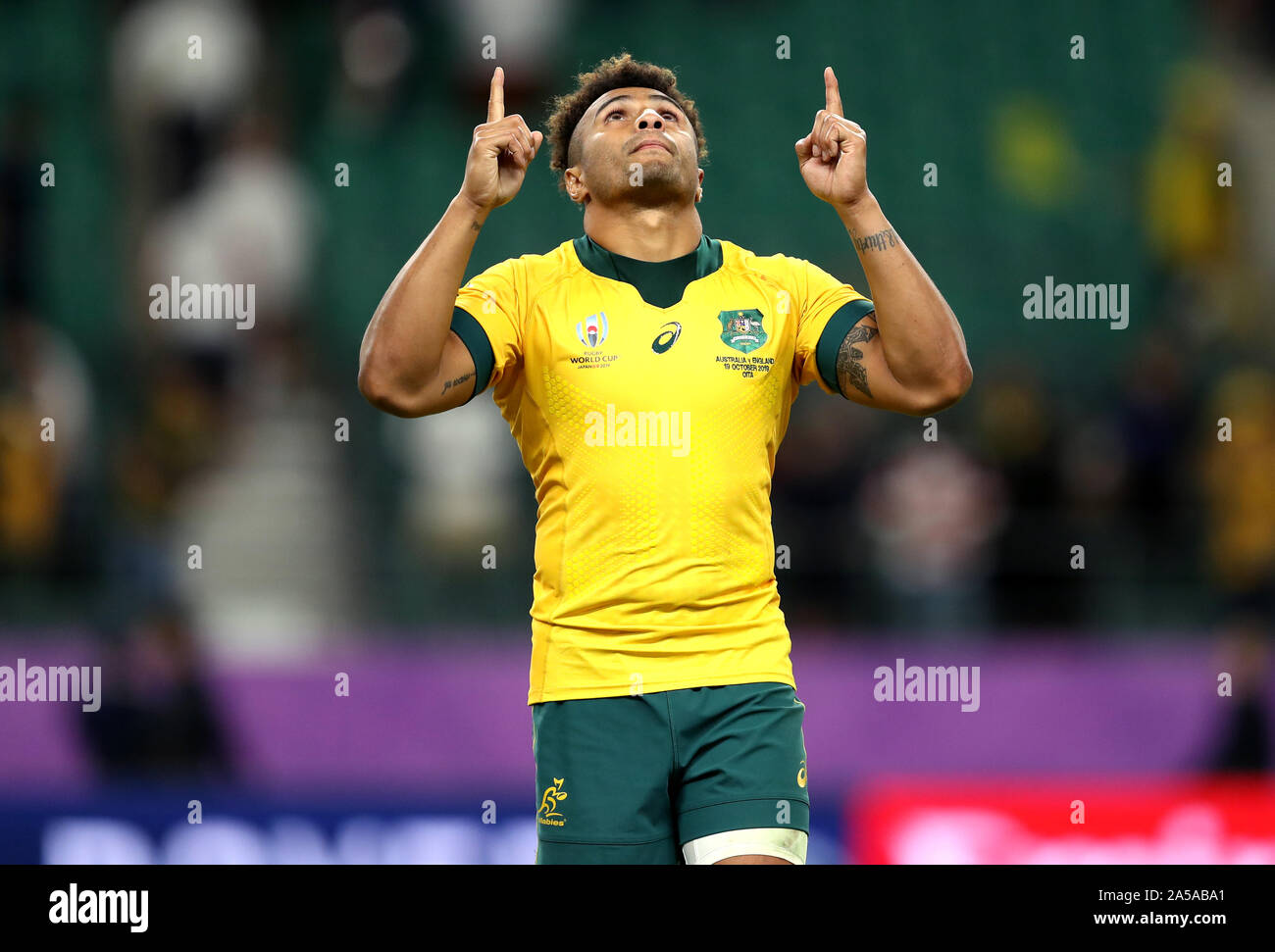 Australia's Will Genia at the end of the 2019 Rugby World Cup Quarter ...