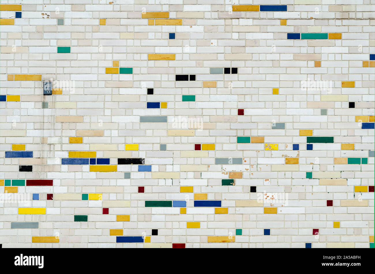 stone wall texture build from stone plates Stock Photo - Alamy