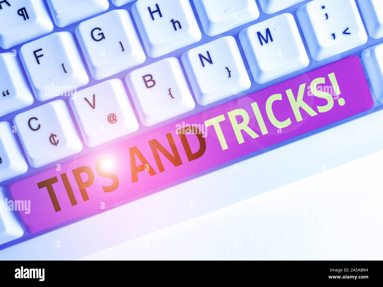 Handwriting text Tips And Tricks. Conceptual photo means piece advice ...