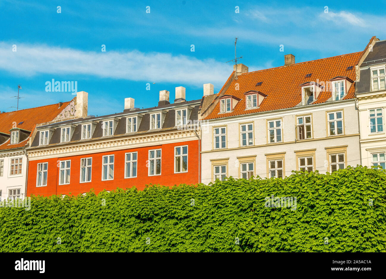 Colorful Architecture in Copenhagen. Iconic Nyhavn with its colorful ...