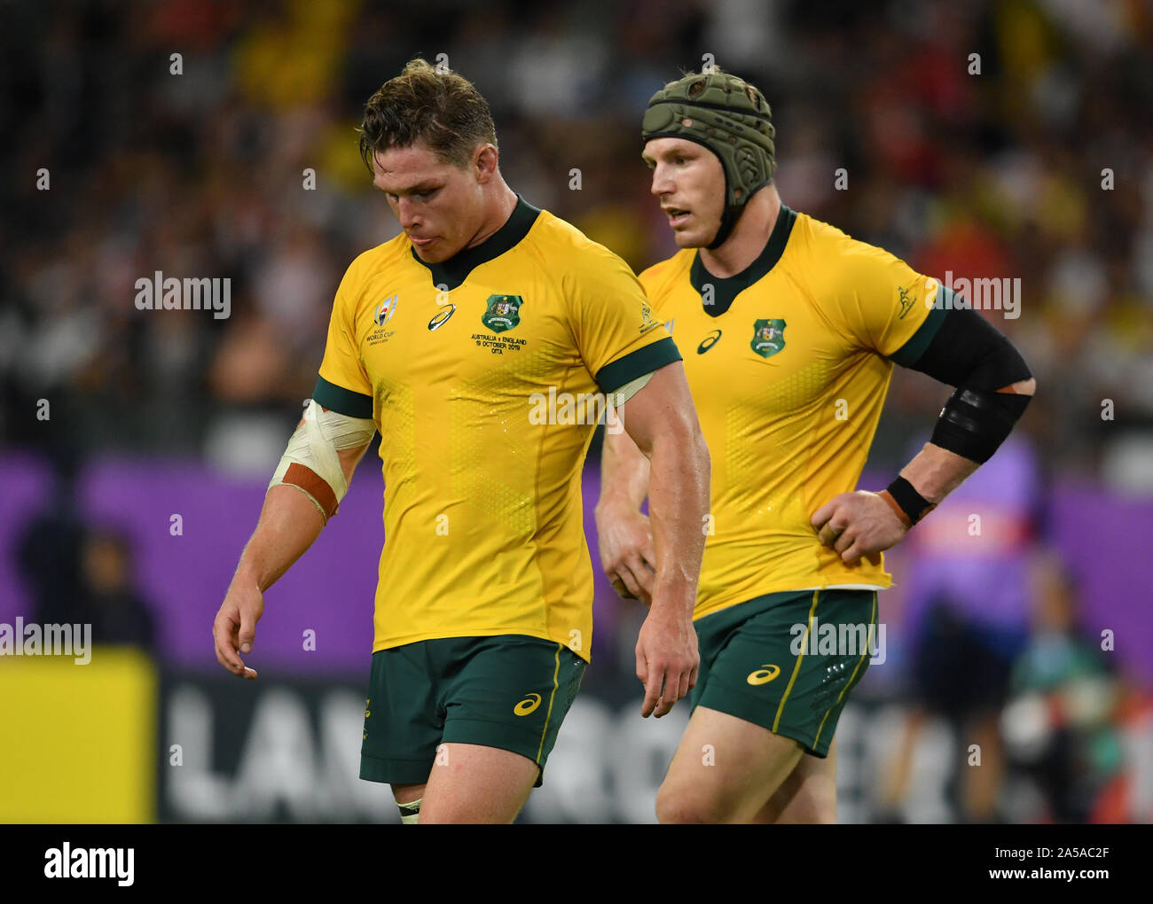 Australias Michael Hooper And David Pocock Appear Dejected As England