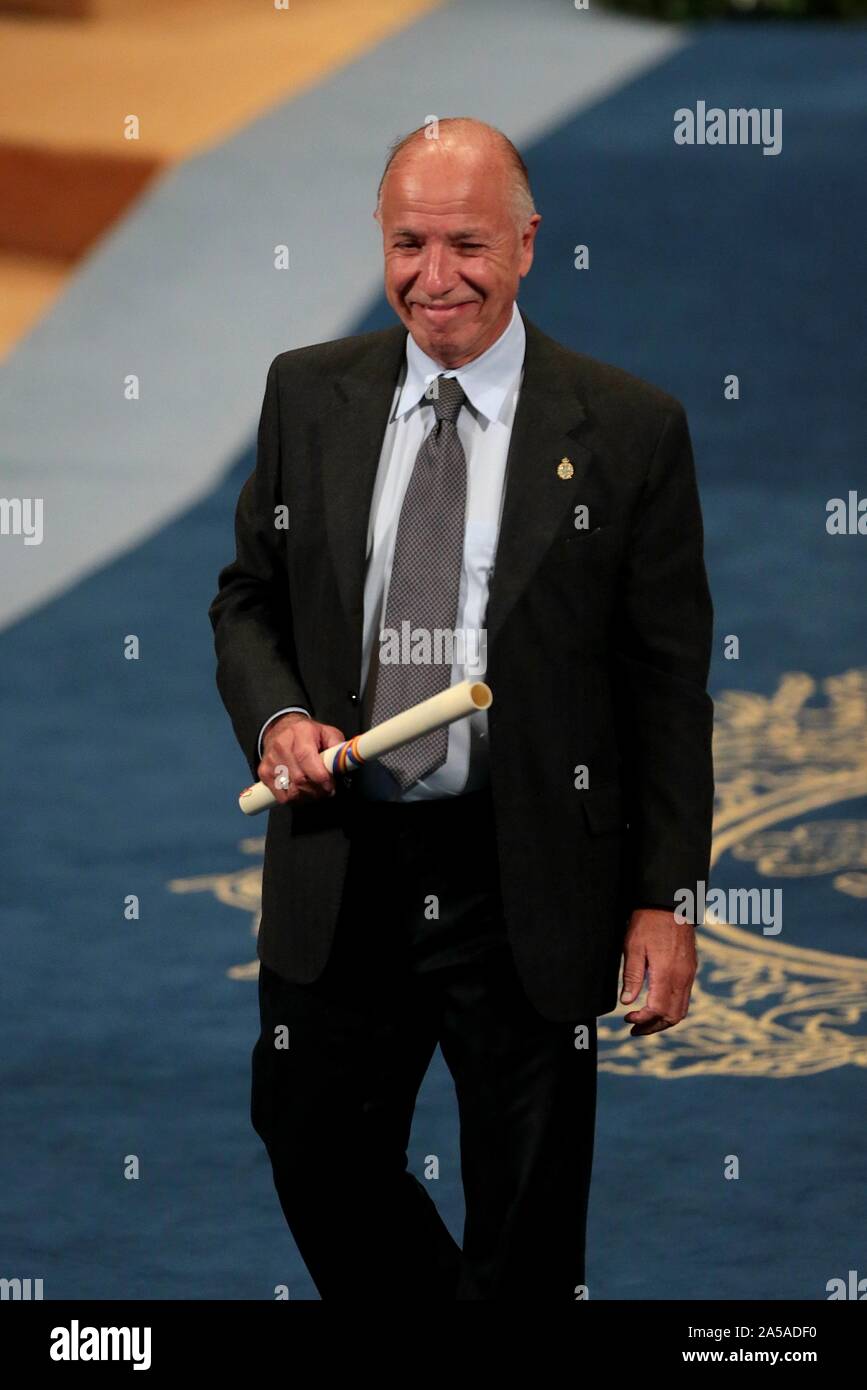 Oviedo, Spain; 18/10/2019.- Alejandro Portes Social Science Award ...