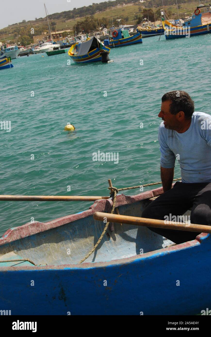 Maltese fishing village Stock Photo - Alamy