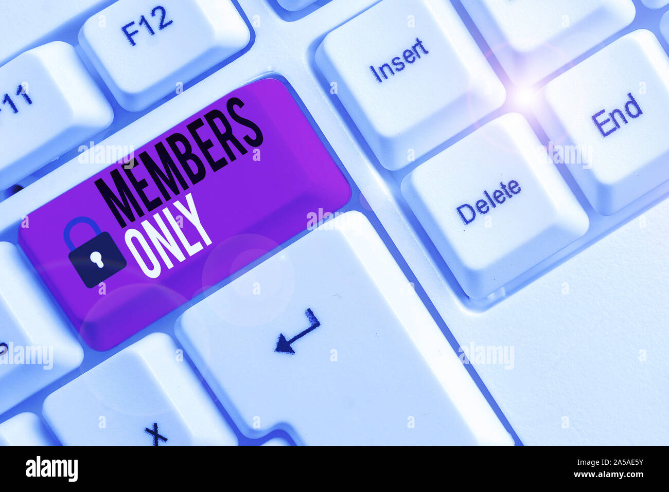 Conceptual hand writing showing Members Only. Concept meaning Limited ...