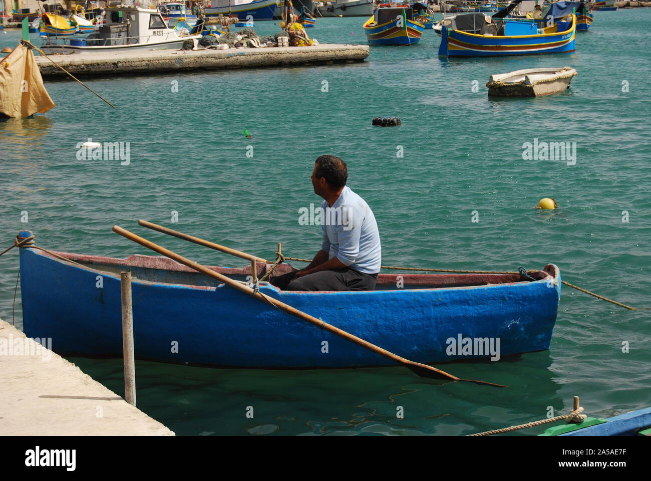 Maltese fishing village Stock Photo - Alamy