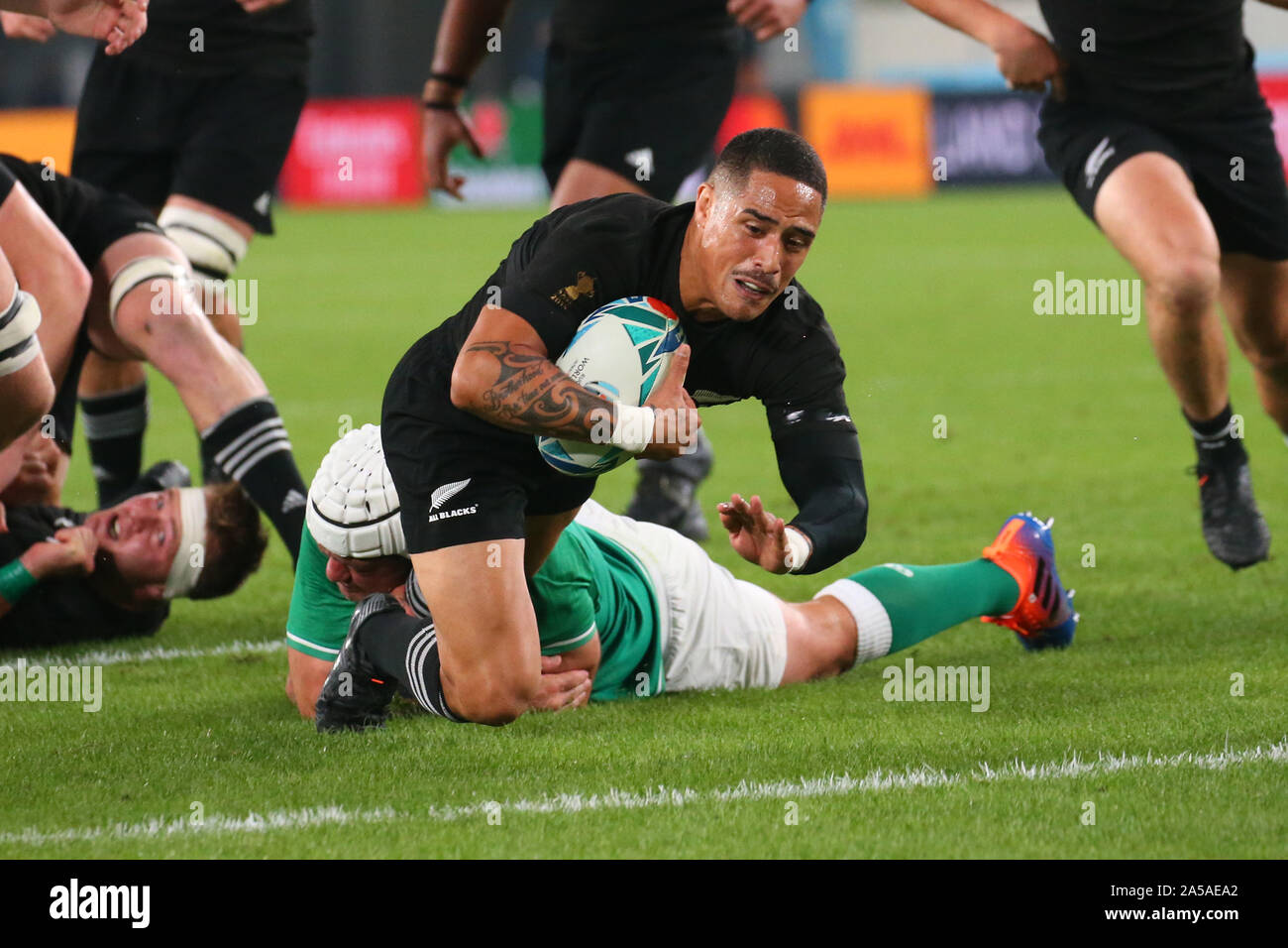 Tokyo, Japan. 19th Oct, 2019. Aaron Smith (NZL) Rugby : 2019 Rugby ...