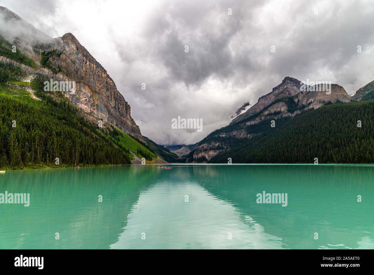 Lake Louise symbol of Canada Stock Photo - Alamy