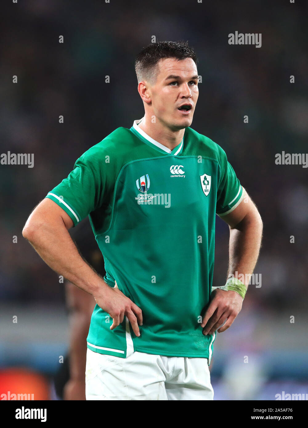 Ireland's Johnny Sexton appears dejected during the 2019 Rugby World ...