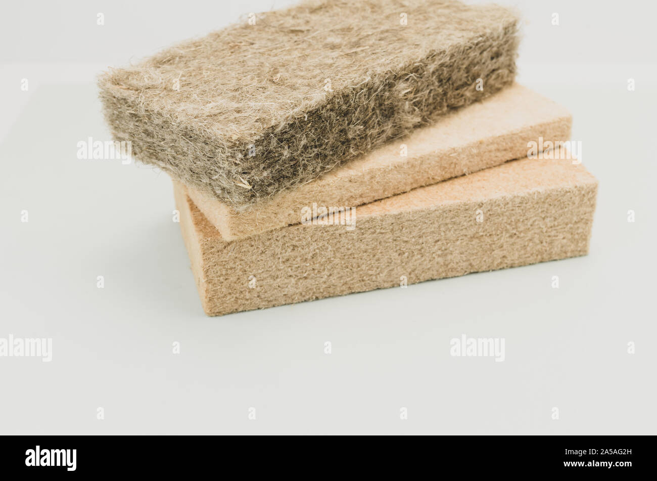 natural fibers wall insulating materials - hemp fiber panel Stock Photo ...
