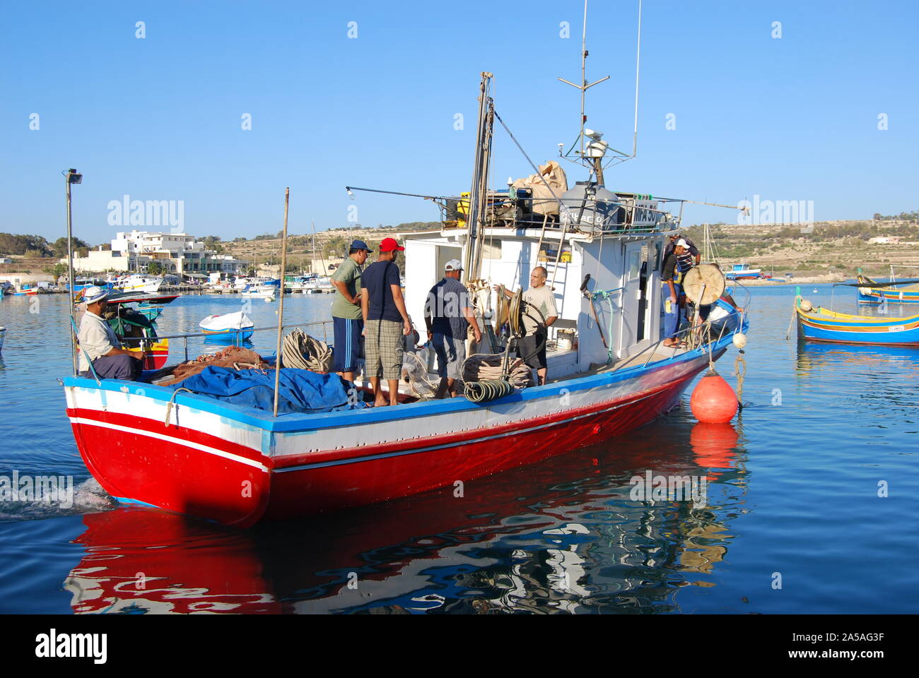 Maltese fishing village Stock Photo - Alamy