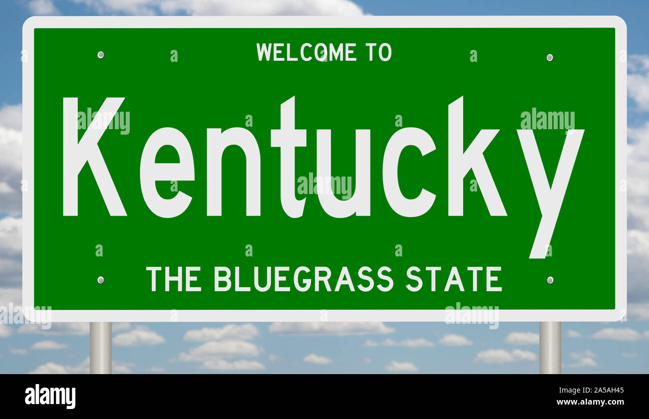 Kentucky bluegrass state sign hi-res stock photography and images - Alamy