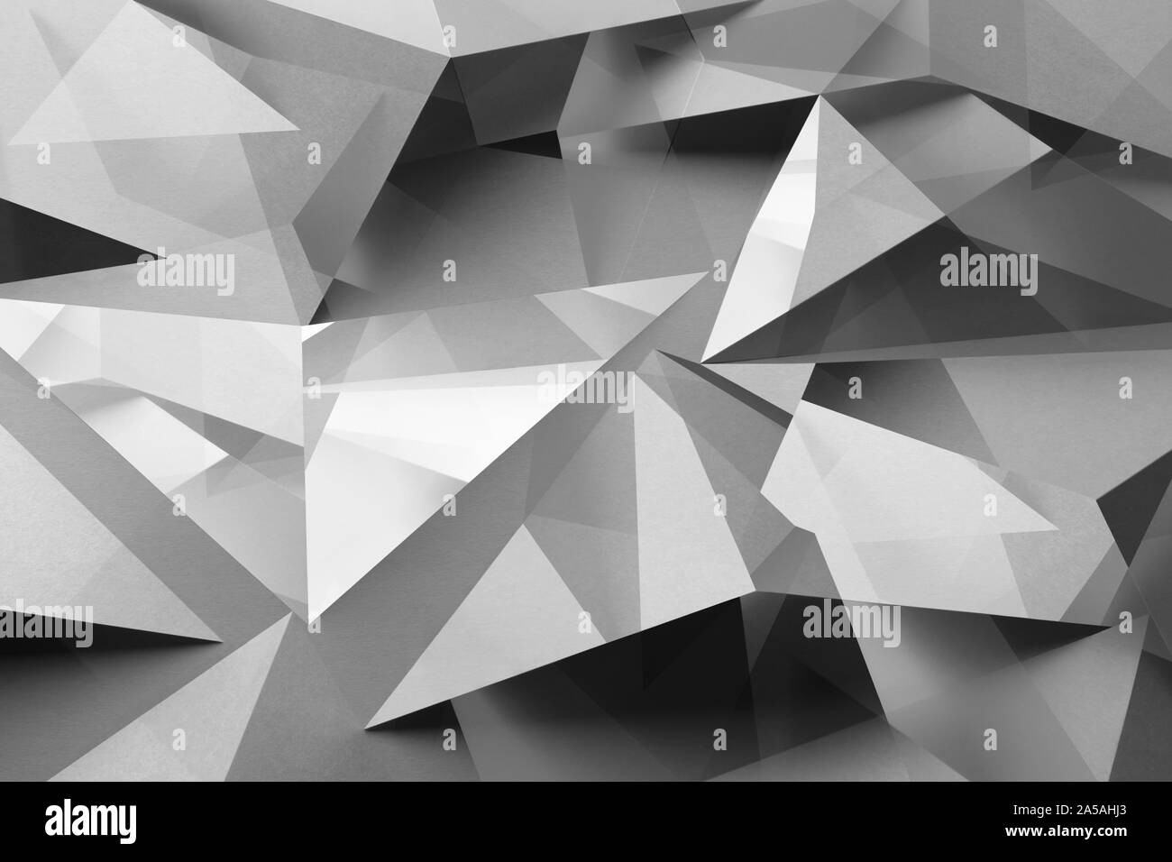Abstract geometric composition with triangular shapes, background Stock ...