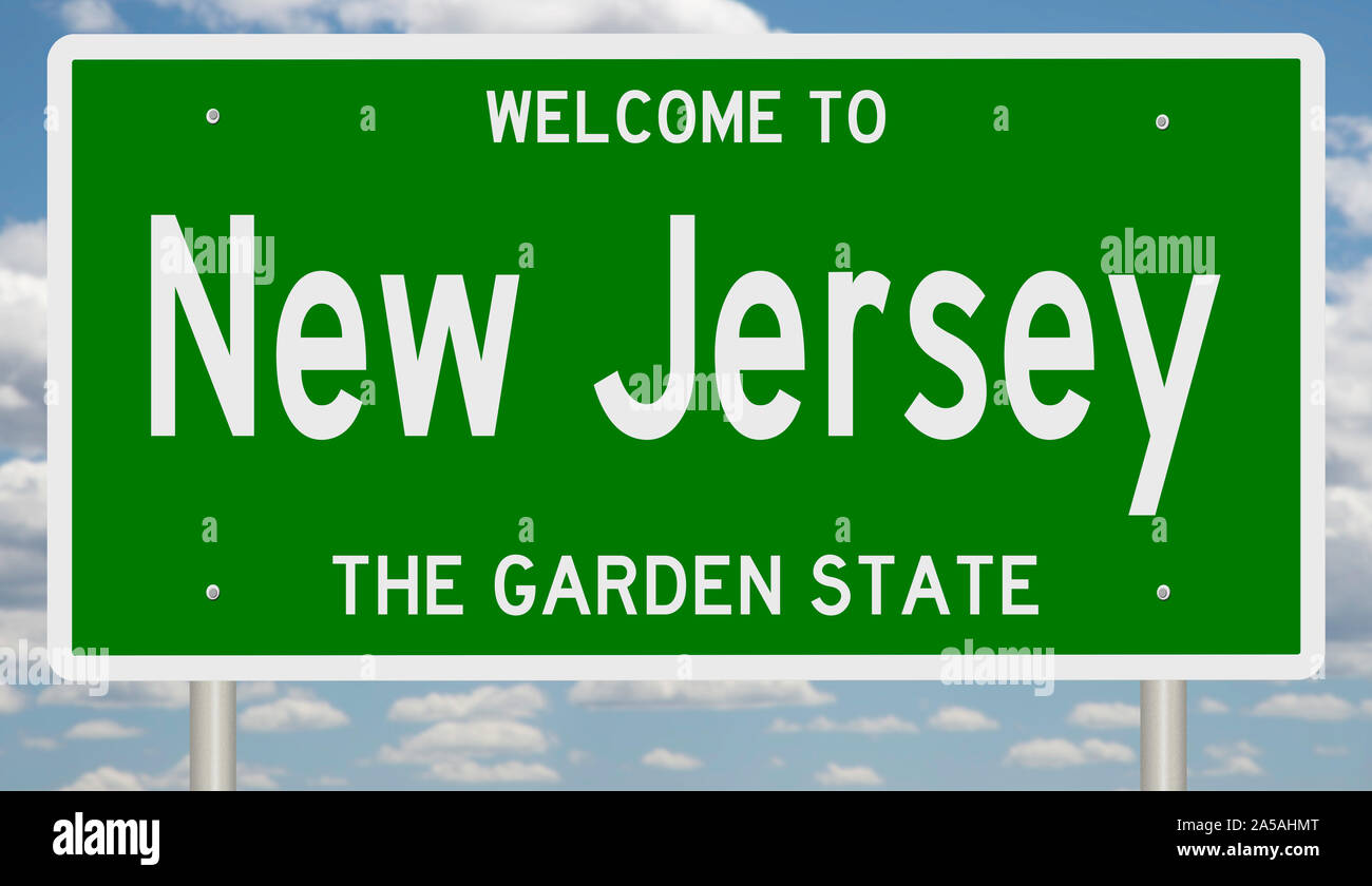 New jersey state sign road hi-res stock photography and images - Alamy