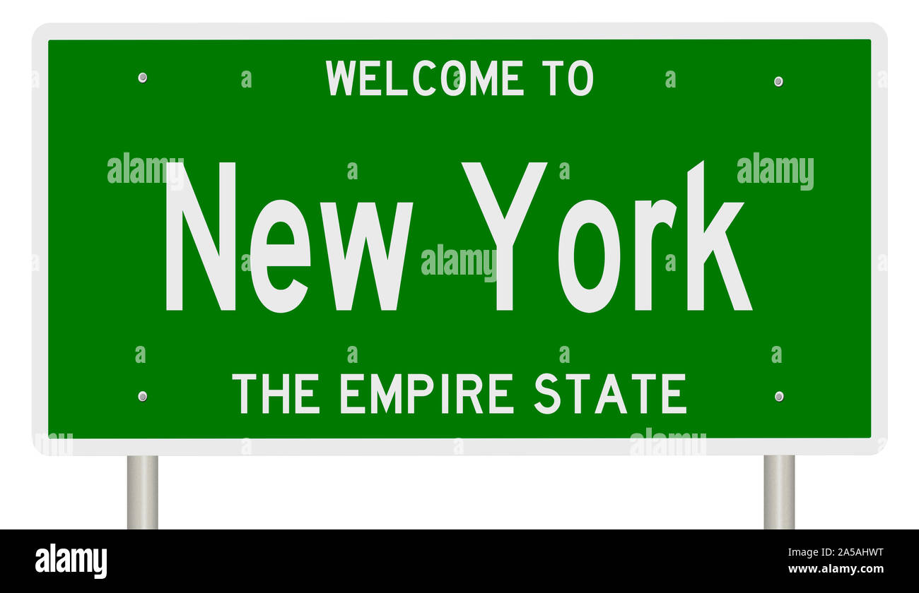 New york state highway sign hi-res stock photography and images - Alamy