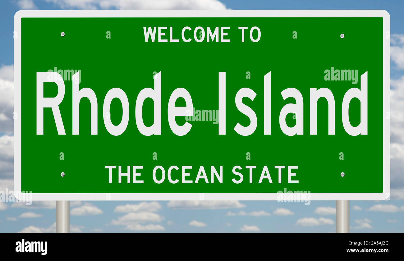 Rhode island road sign hi-res stock photography and images - Alamy